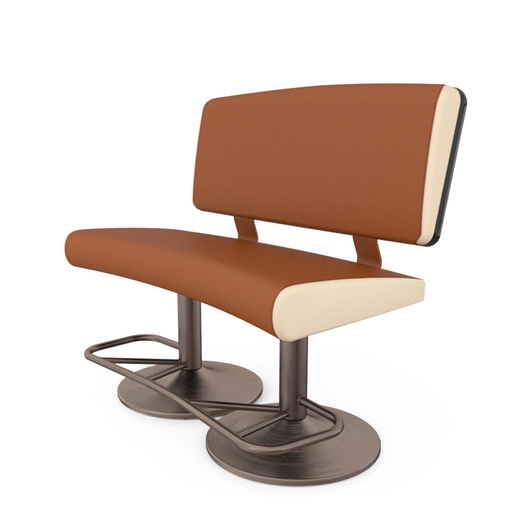 Love curva slot bench - MGR Casino Chairs