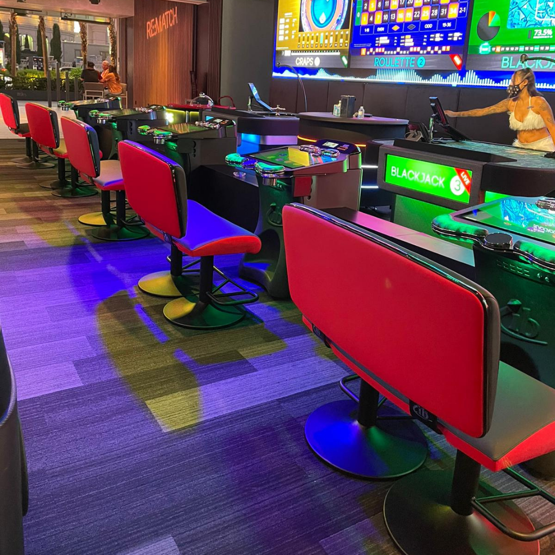 Love bench the original seating for slot machines - MGR Casino Chairs