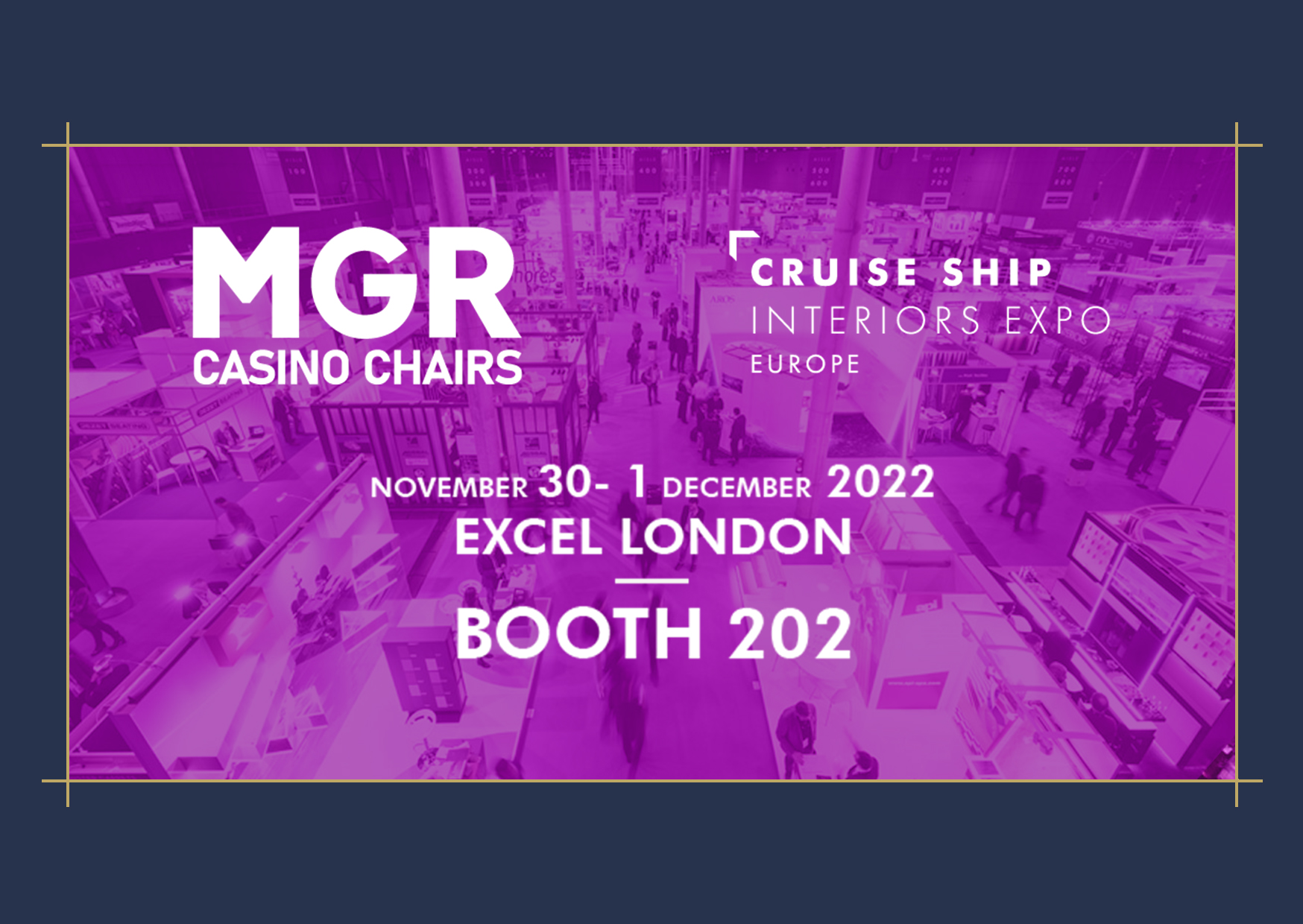 MGR Seating Technology at "Cruise Ship Interiors Expo", London - MGR ...