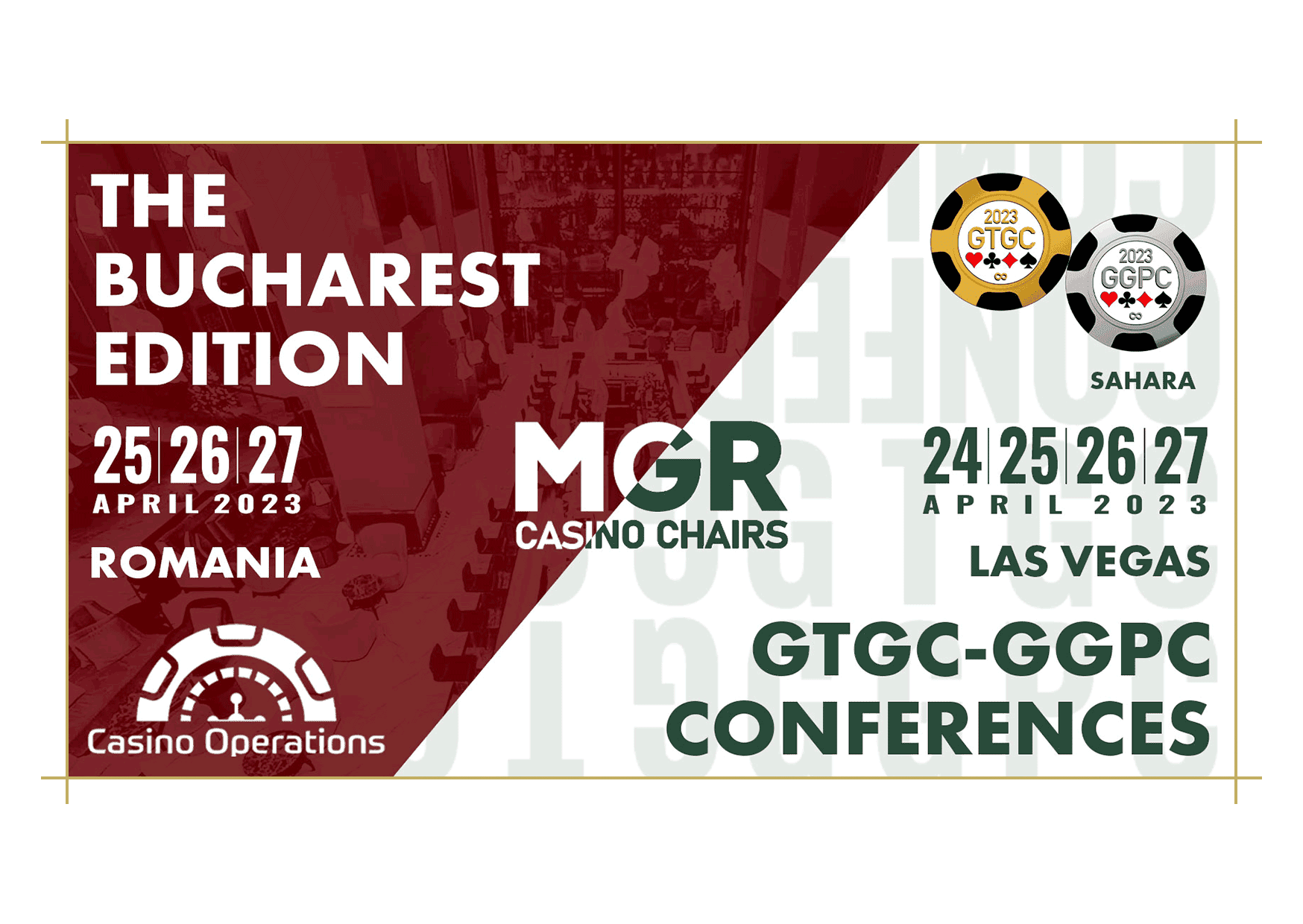 CASINO OPERATIONS SUMMIT, Bucharest 2023 & TABLES GAMES CONFERENCE, Las ...