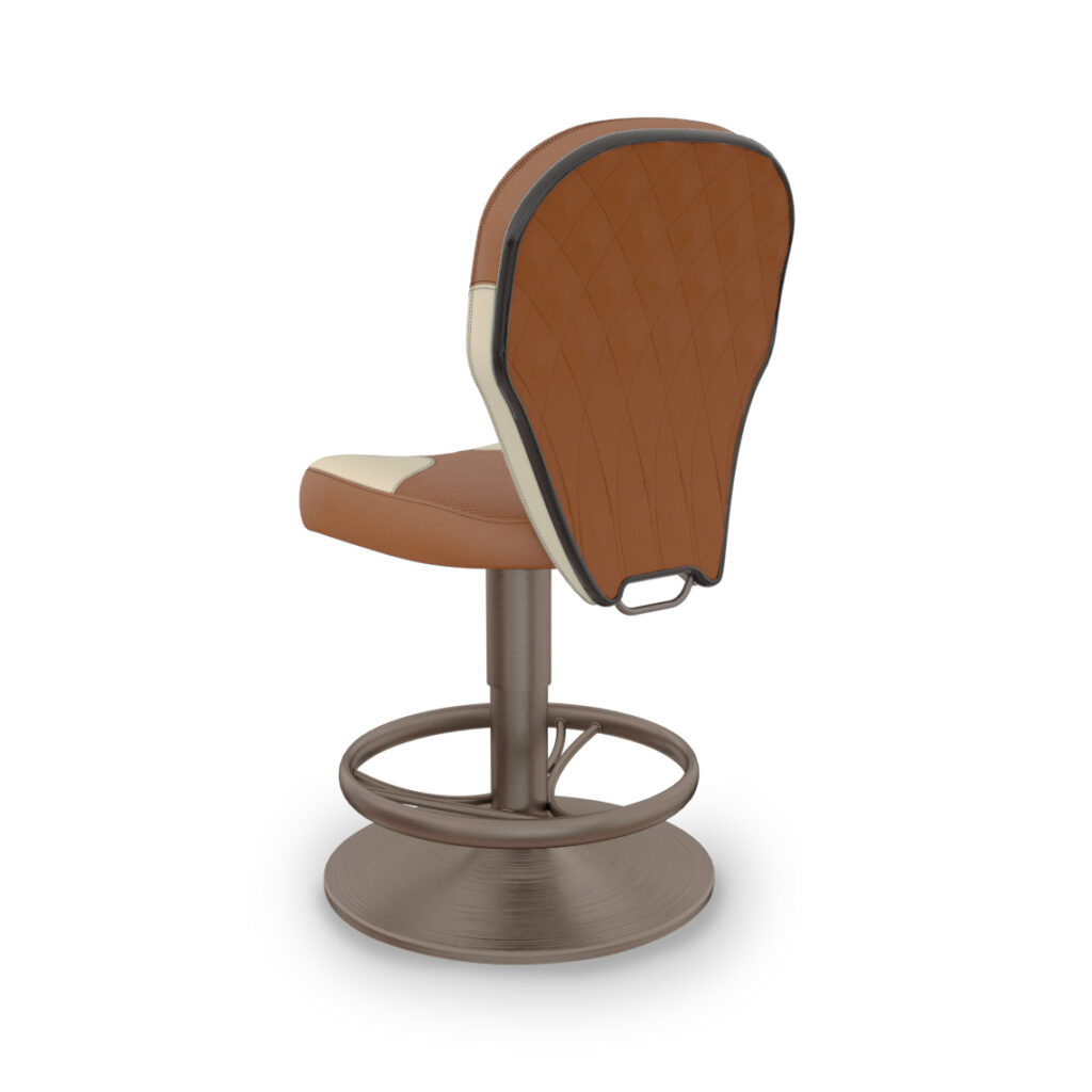 Tango, slot chair with conic base - MGR Casino Chairs